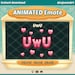 Animated Emote Uwu | Text Twitch Emotes | Slang Twitch Emote | Youtube ...