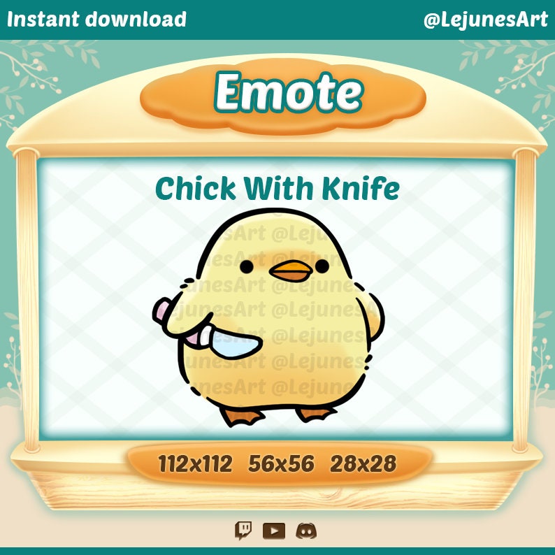 Chick Emote /twitch Emotes / Emote for Twitch, Discord and Youtube ...