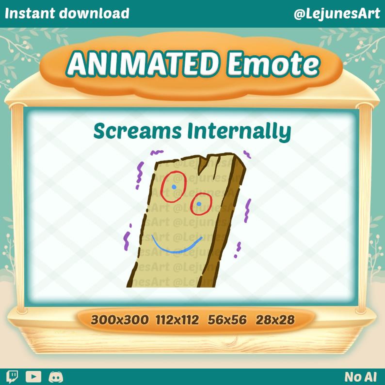 Animated Screams Internally Meme: Twitch, Youtube, Discord (download ...