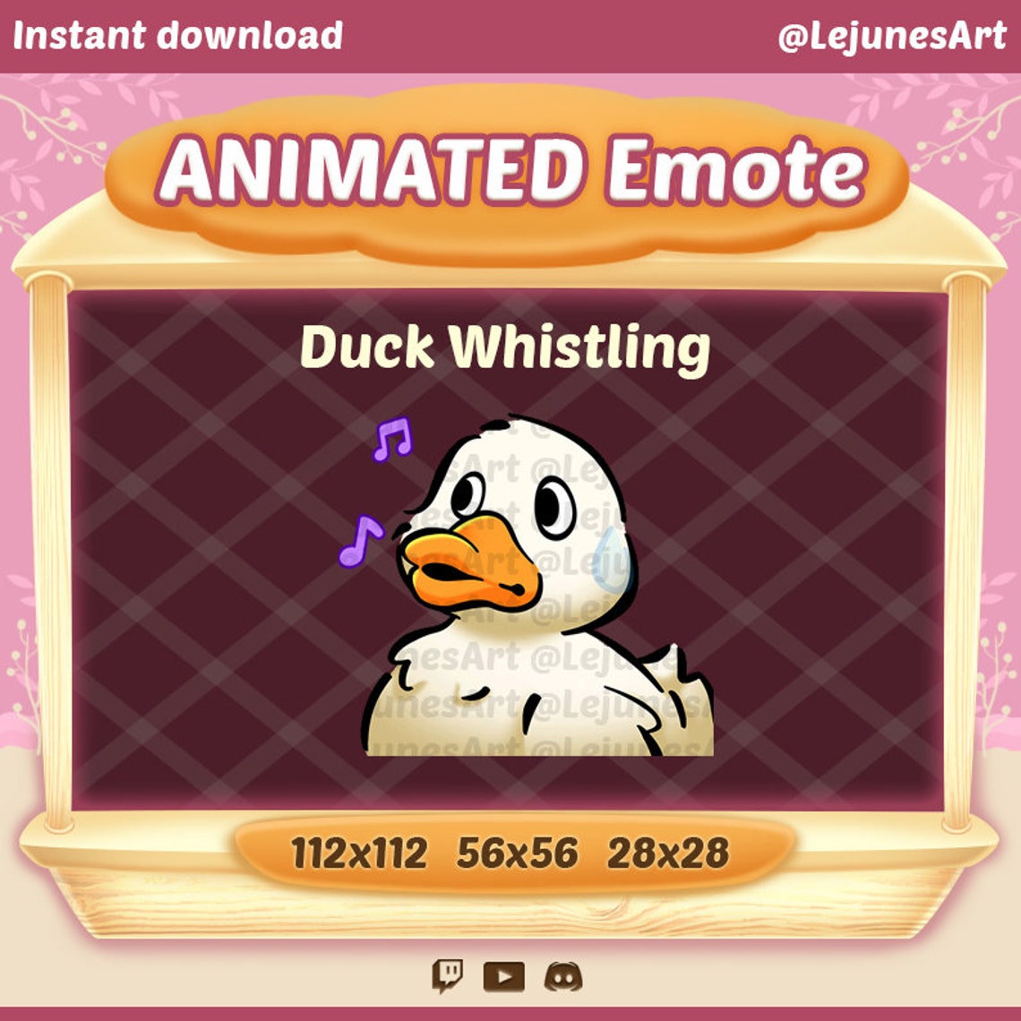 Animated Duck Emote Meme Twitch Emotes Twitch Emote Youtube Emote ...
