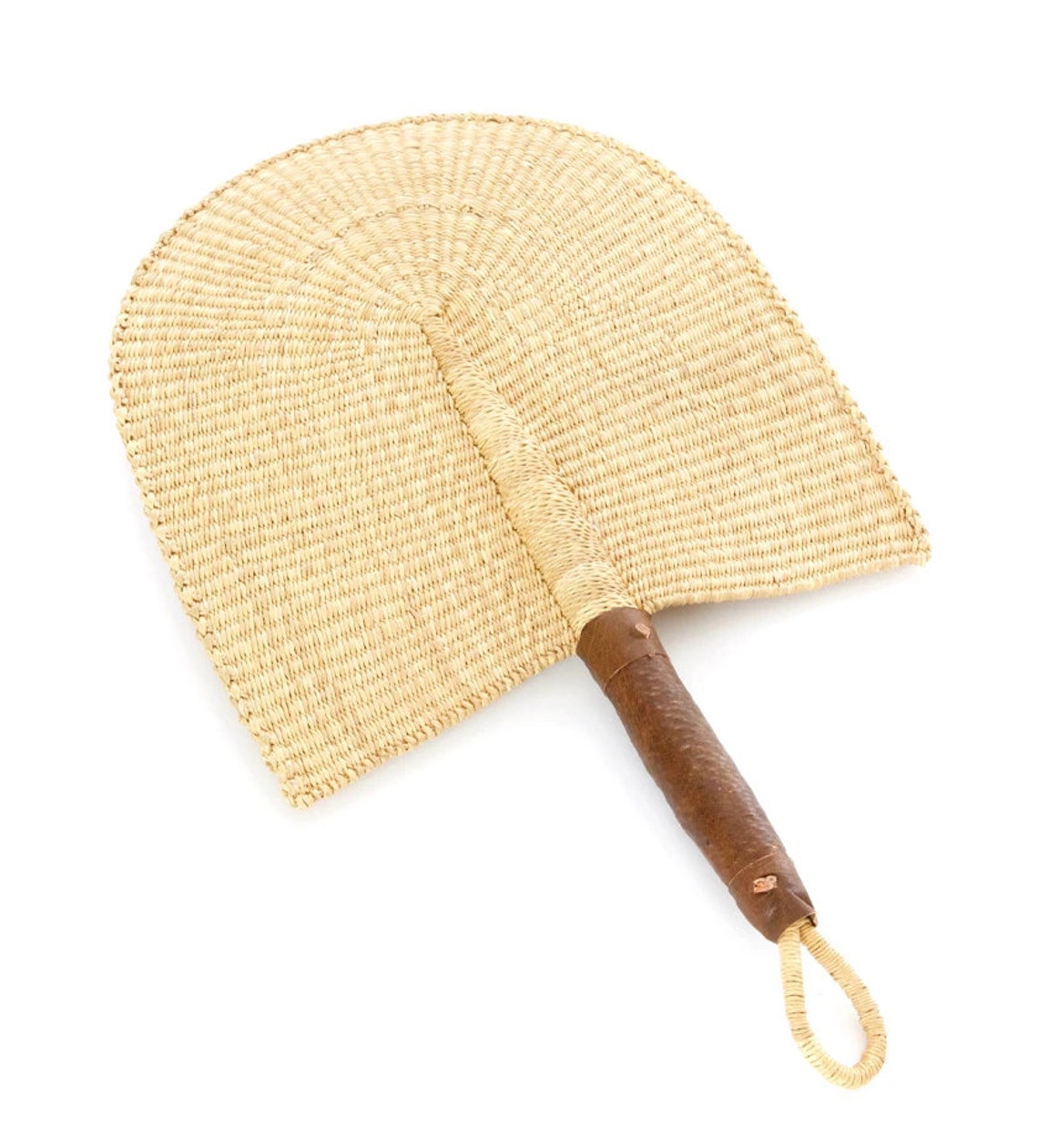 Hand Woven African Hand Fan // Wall Decor // Handmade African - Etsy