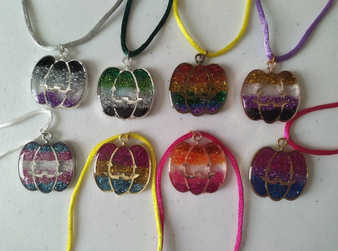 Pride Flag Pumpkin Pendants - Etsy