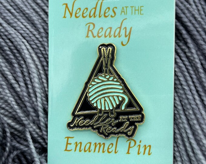 NATR Black Enamel Pin - Etsy