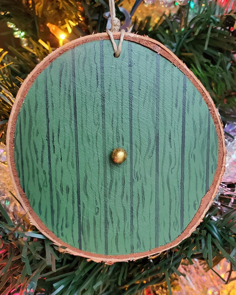 Lord of the Rings Hobbit Door Christmas Ornament - Etsy Australia