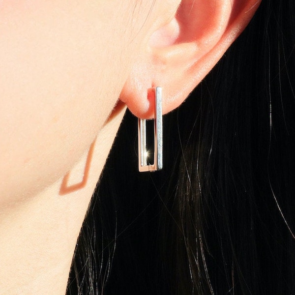 Rectangular Earrings - Etsy