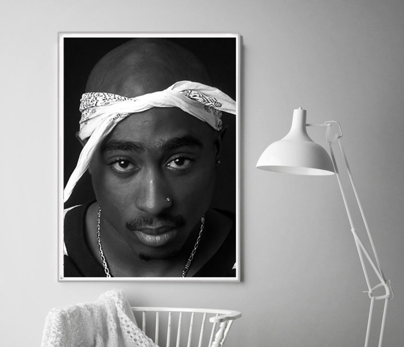 Tupac Shakur Canvas Poster Tupac Shakur Framed Canvas Rapper | Etsy