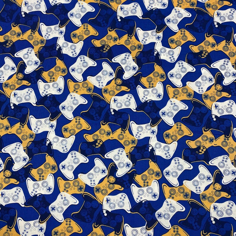 Gaming Controller Fabric Collection 100% Cotton - Etsy
