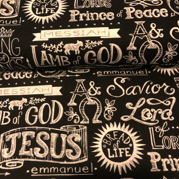 Christian Fabric - Etsy