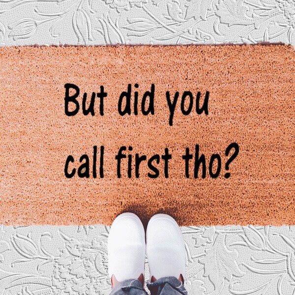 Did You Call Doormat - Etsy
