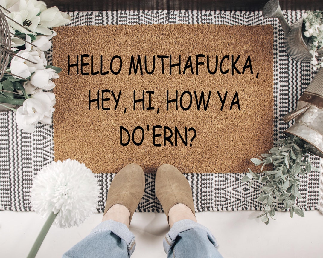 Lil Wayne Doormat | Rap Lyrics Doormat | Hello Muthafucka, Hey, Hi, How ...