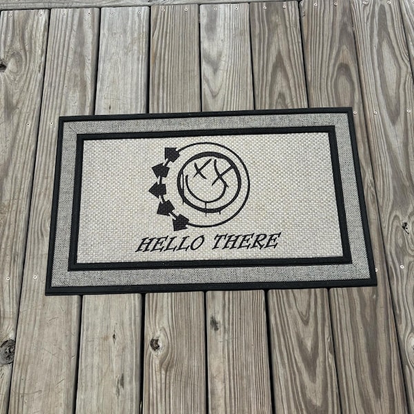 Hello Doormat - Etsy