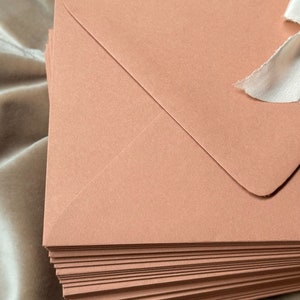 Luxury Terracotta Orange Envelopes Deep Flap 5x7 A6 & Rsvp - Etsy