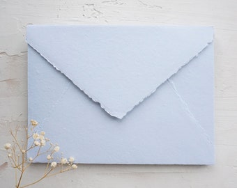 Handmade Blue Envelope - Etsy