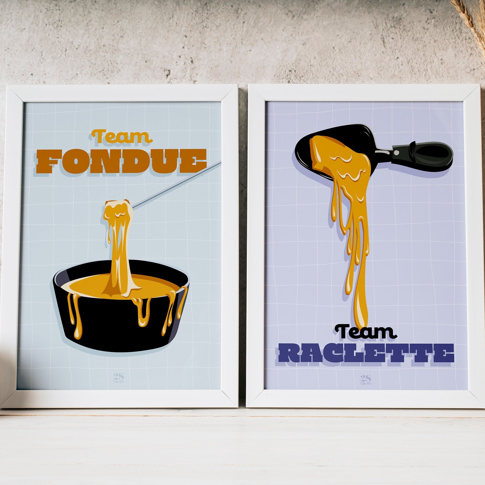 Team Fondue Poster Savoyard Specialty Poster, Savoyard Fondue, Cheese ...