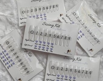 Sizing Kits for Press on Nails Gel Press Ons Glue on Nails - Etsy
