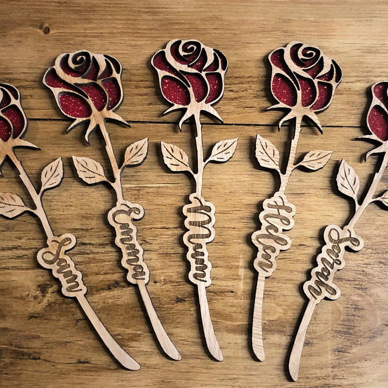 Wooden Rose - Etsy