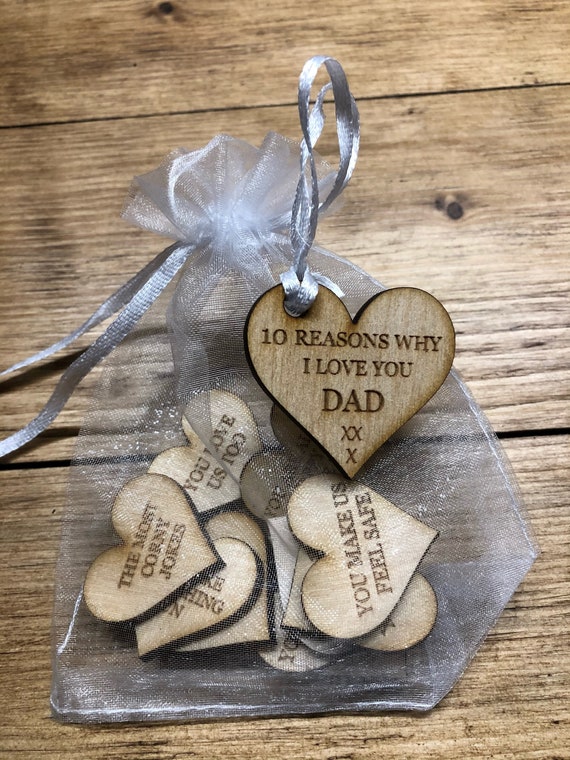 10 Reasons Why I Love You Dad Fathers Day Dad Daddy | Etsy UK