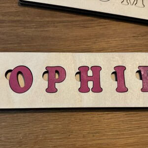 Name Puzzle, Kids Puzzle, Educational Gift - Etsy