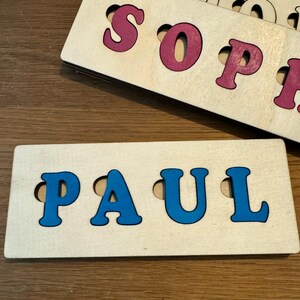 Name Puzzle, Kids Puzzle, Educational Gift - Etsy