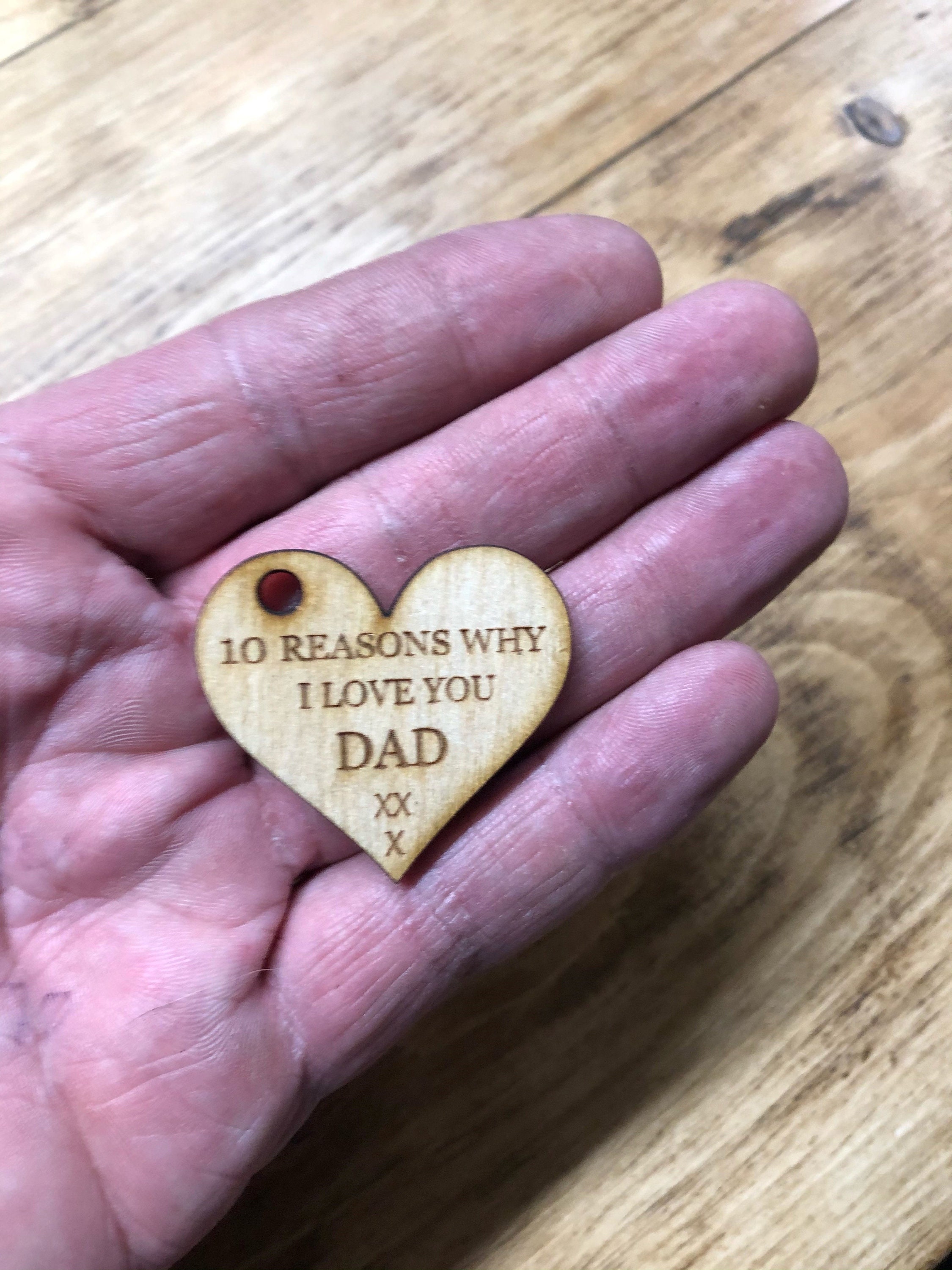 10 Reasons Why I Love You Dad Fathers Day Dad Daddy | Etsy UK