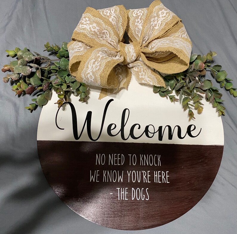 Funny Doorhanger Welcome Signs - Etsy