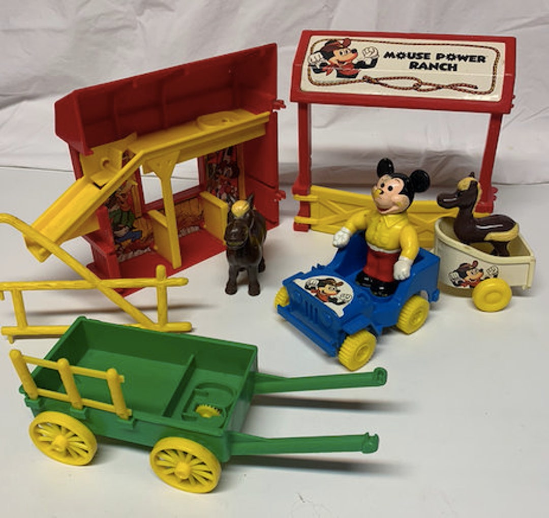 Walt Disney Mickey Mouse Power Ranch 1977 Vintage - Etsy