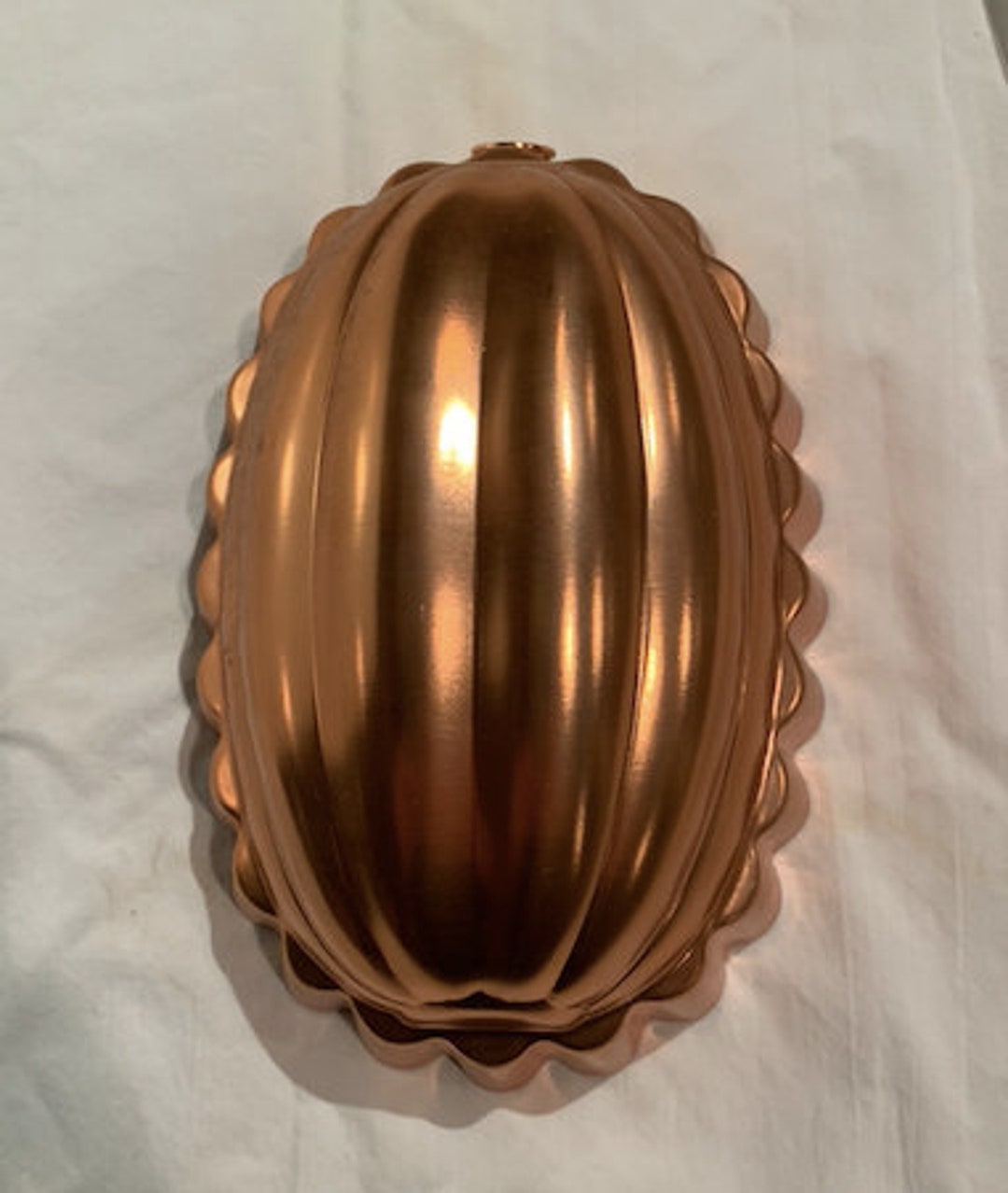 Copper Jello Mold - Oval - Vintage - Etsy