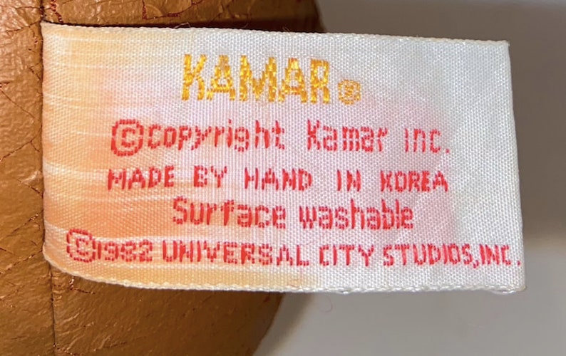 RARE - Kamar - ET Plush Toy - 1982 - Etsy