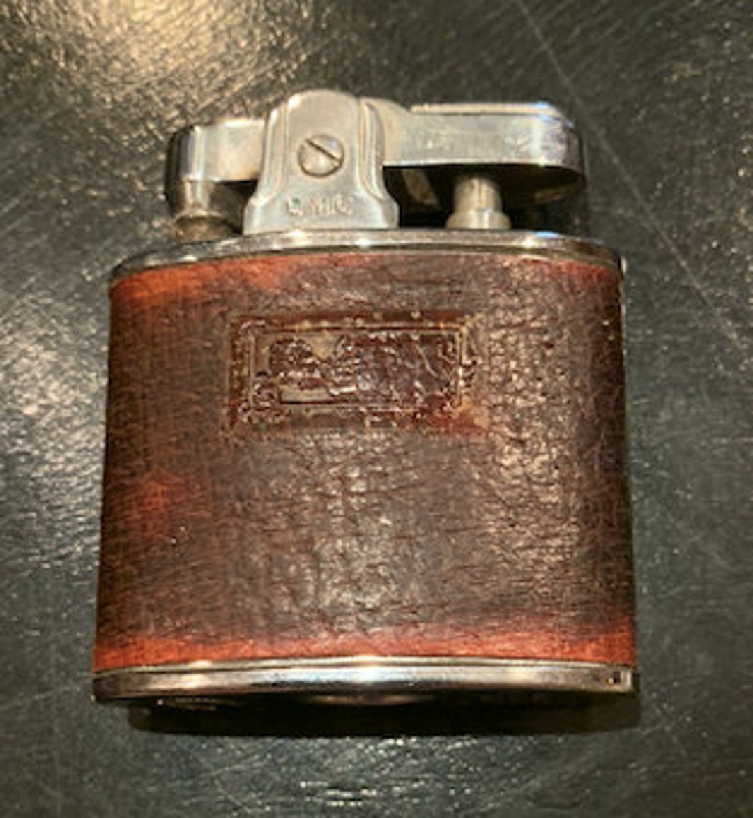 CMC Super Lighter - Leather Wrapped - Vintage - Etsy