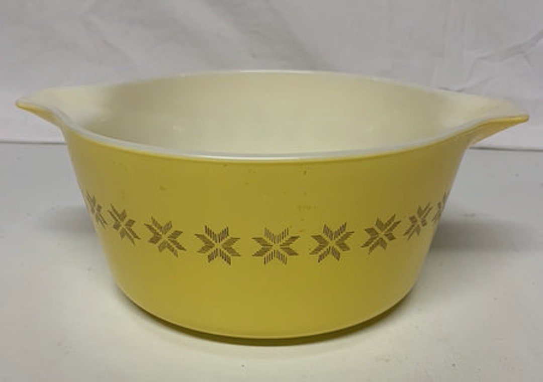 Pyrex - 474-B - 1.5 Quart - Yellow - Vintage - Etsy