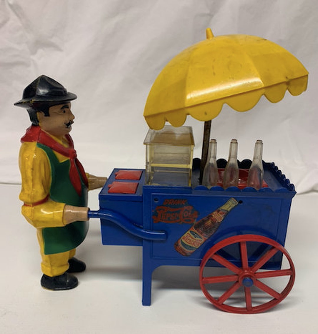 Pepsi-cola - Street Vendor Man - Plastic - Vintage - 1950s - Etsy