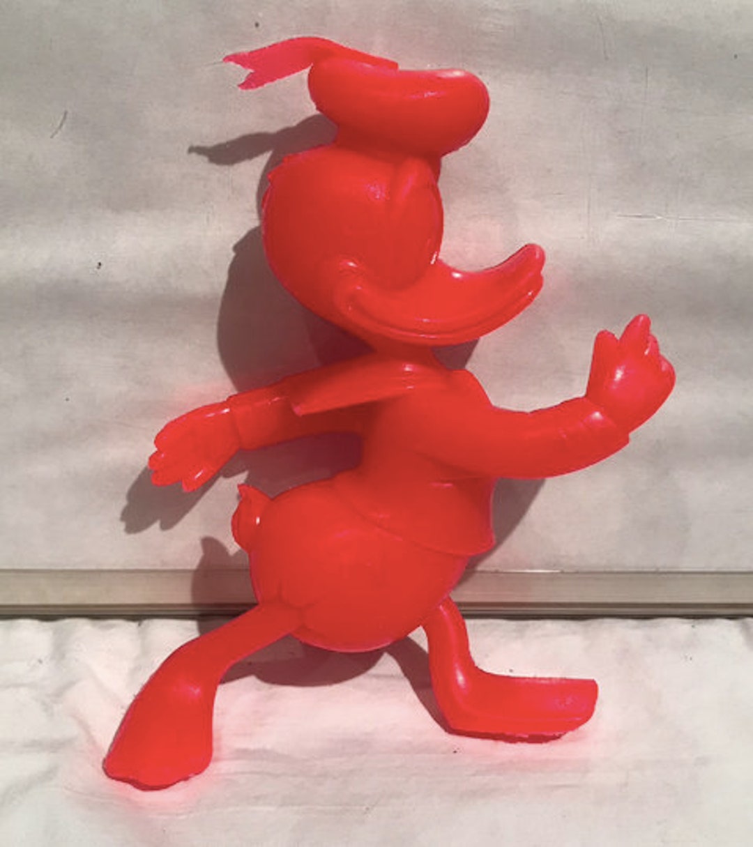 Walt Disney - Louis Marx - Donald Duck - Red - 1970s - Etsy