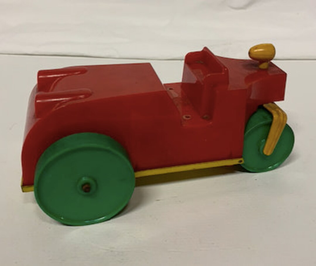 Wind-up Toy Car - Plastic - Vintage - 1940s - Etsy