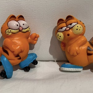 Garfield the Cat Rubber Figures Lot of 2 Vintage - Etsy