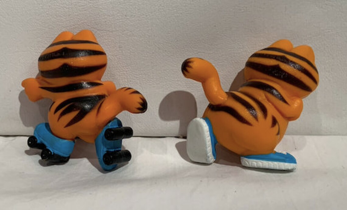 Garfield the Cat Rubber Figures Lot of 2 Vintage - Etsy