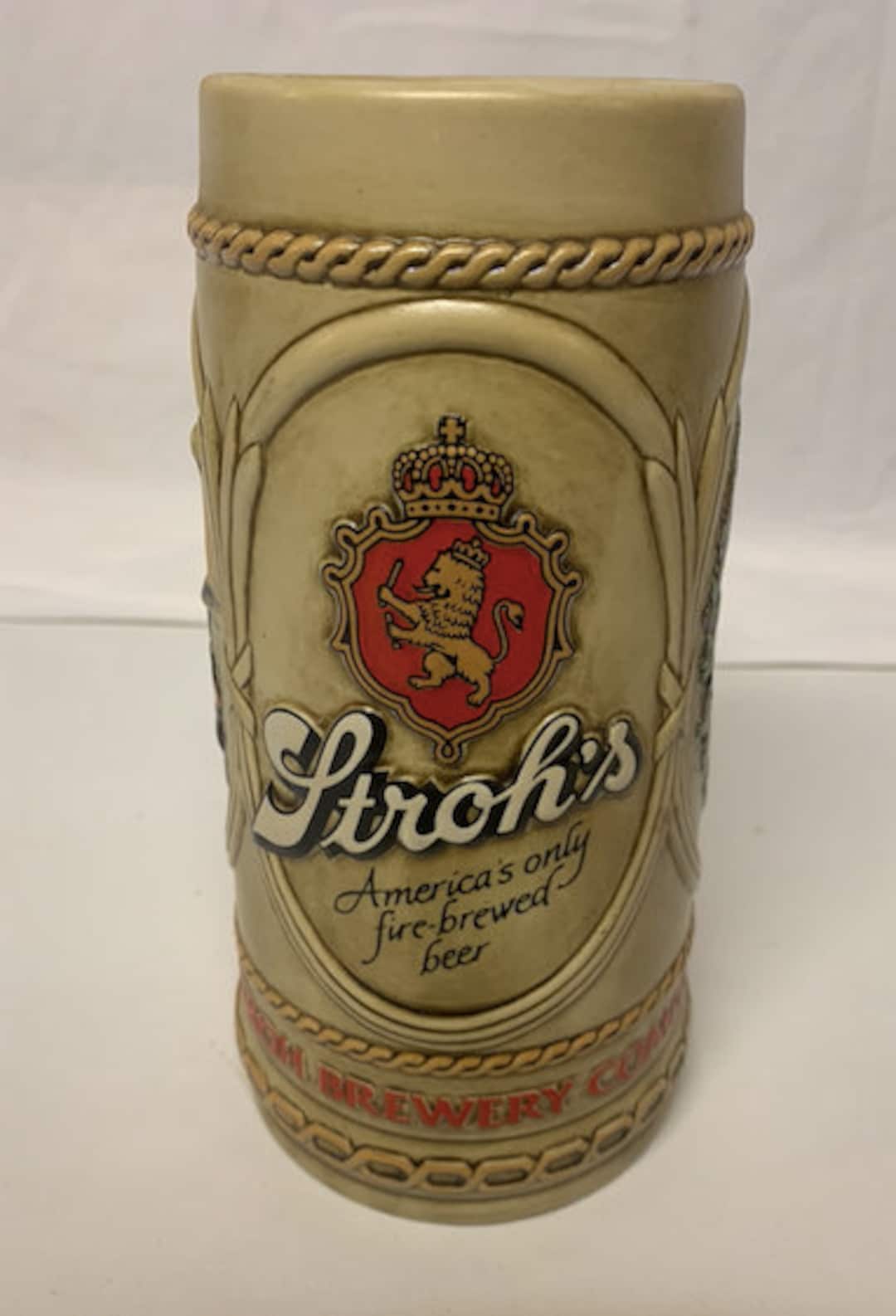 Ceramarte - Stroh's Beer Stein - Limited Edition Heritage Series 1984 ...