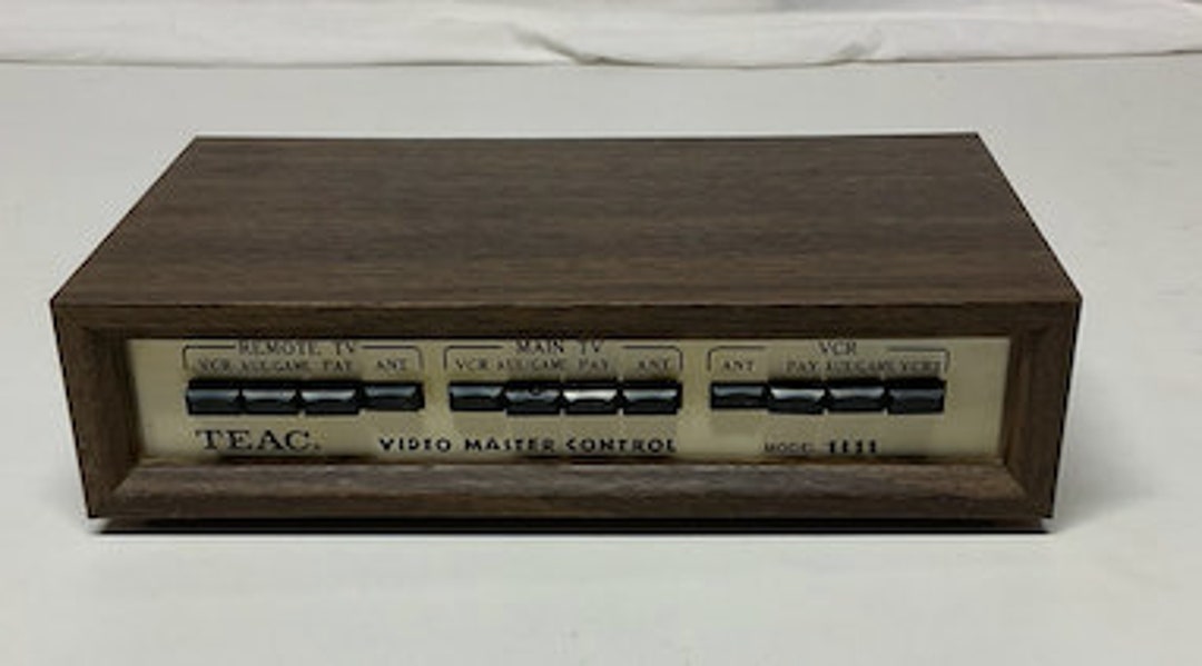 Teac - Model 1311 - Video Master Control - TV Switcher - Vintage ...