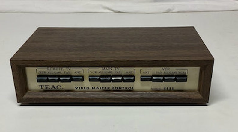 Teac - Model 1311 - Video Master Control - TV Switcher - Vintage ...