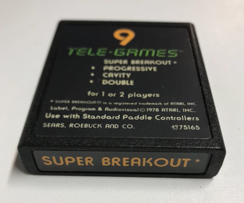 Atari - Super Breakout - Vintage - 1980s - Etsy
