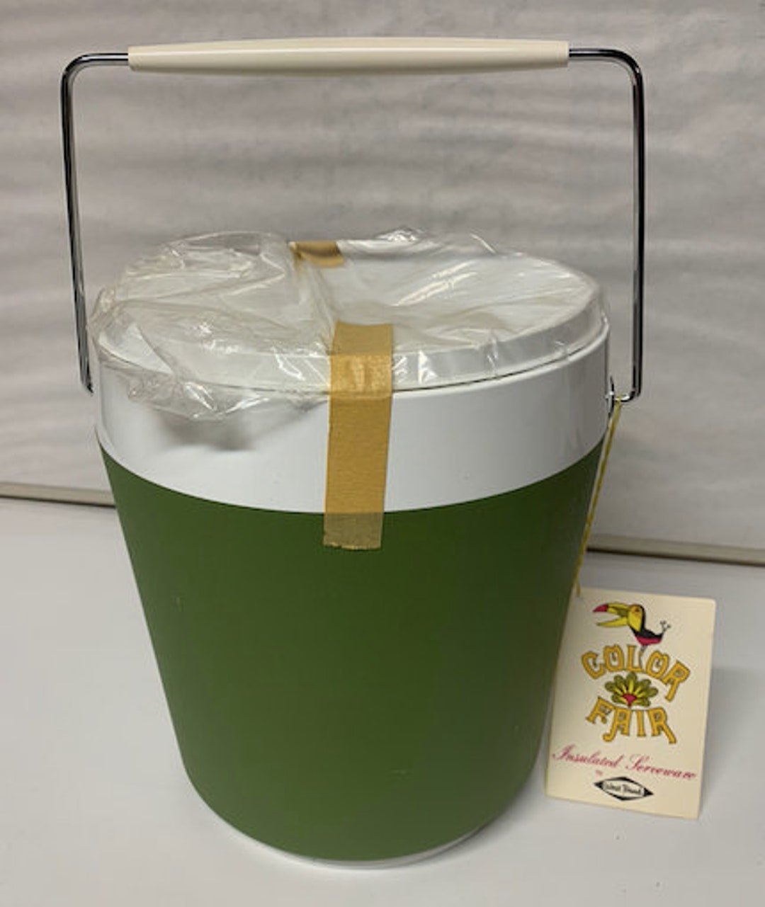 West Bend - Ice Bucket - Color Fair - Avocado - Vintage - 1970's ...