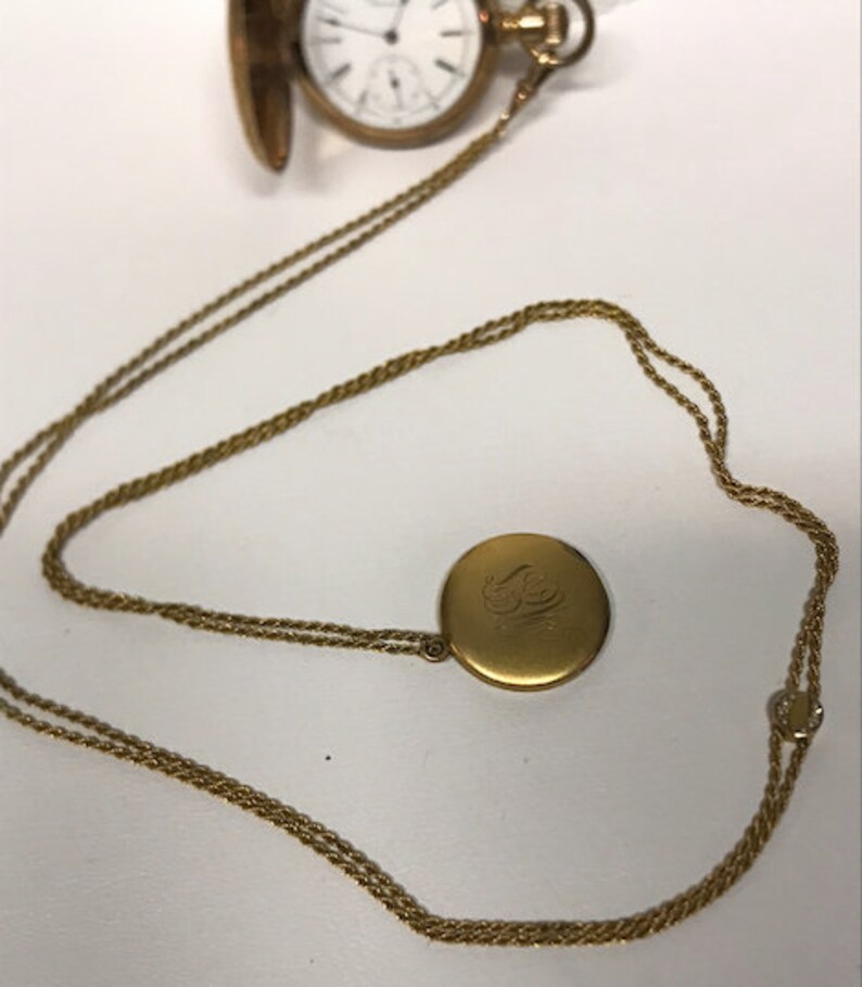 American Waltham - Pocket Watch With Chain - Model 1865 - Vintage ...