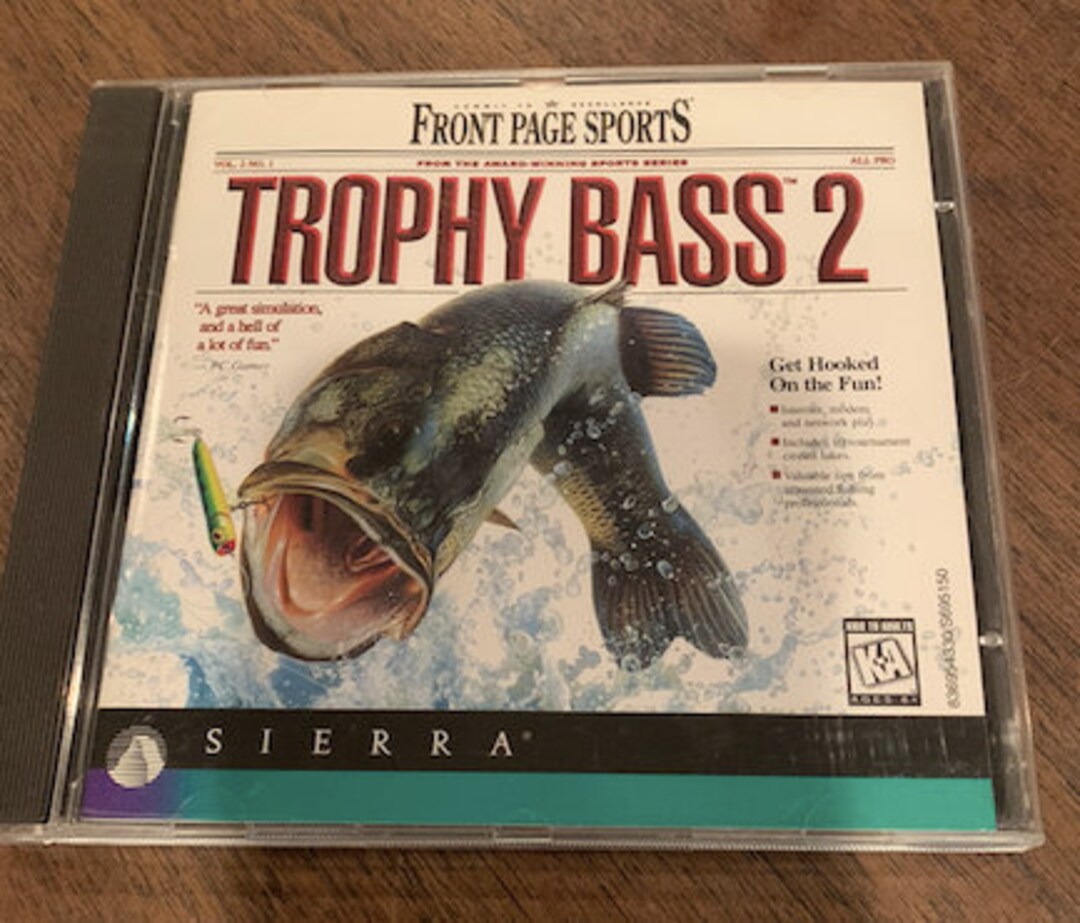 Trophy Bass 2 - Cd-rom - Windows - Vintage - 1996 - Etsy