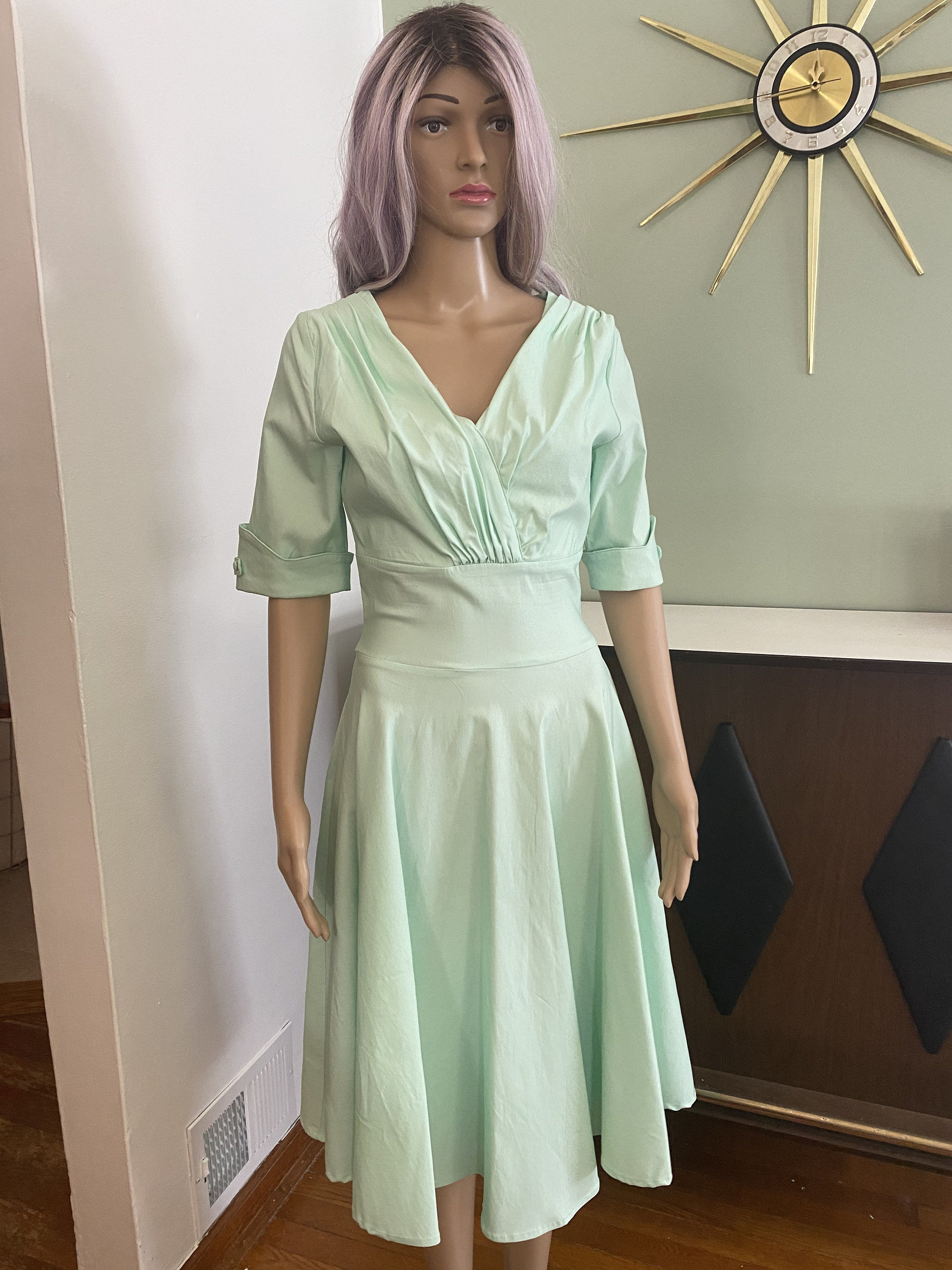 Modern Vintage Dresses Green