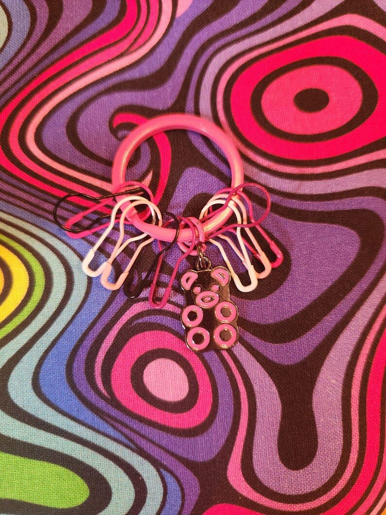 80s and 90s Theme Stitch Marker and Progress Keeper Sets - Etsy