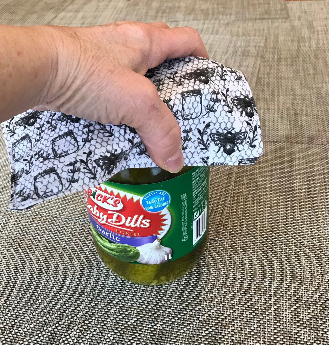 Fabric Jar Opener With Magnet, Non-slip Kitchen Gadget, Cotton Gripper ...