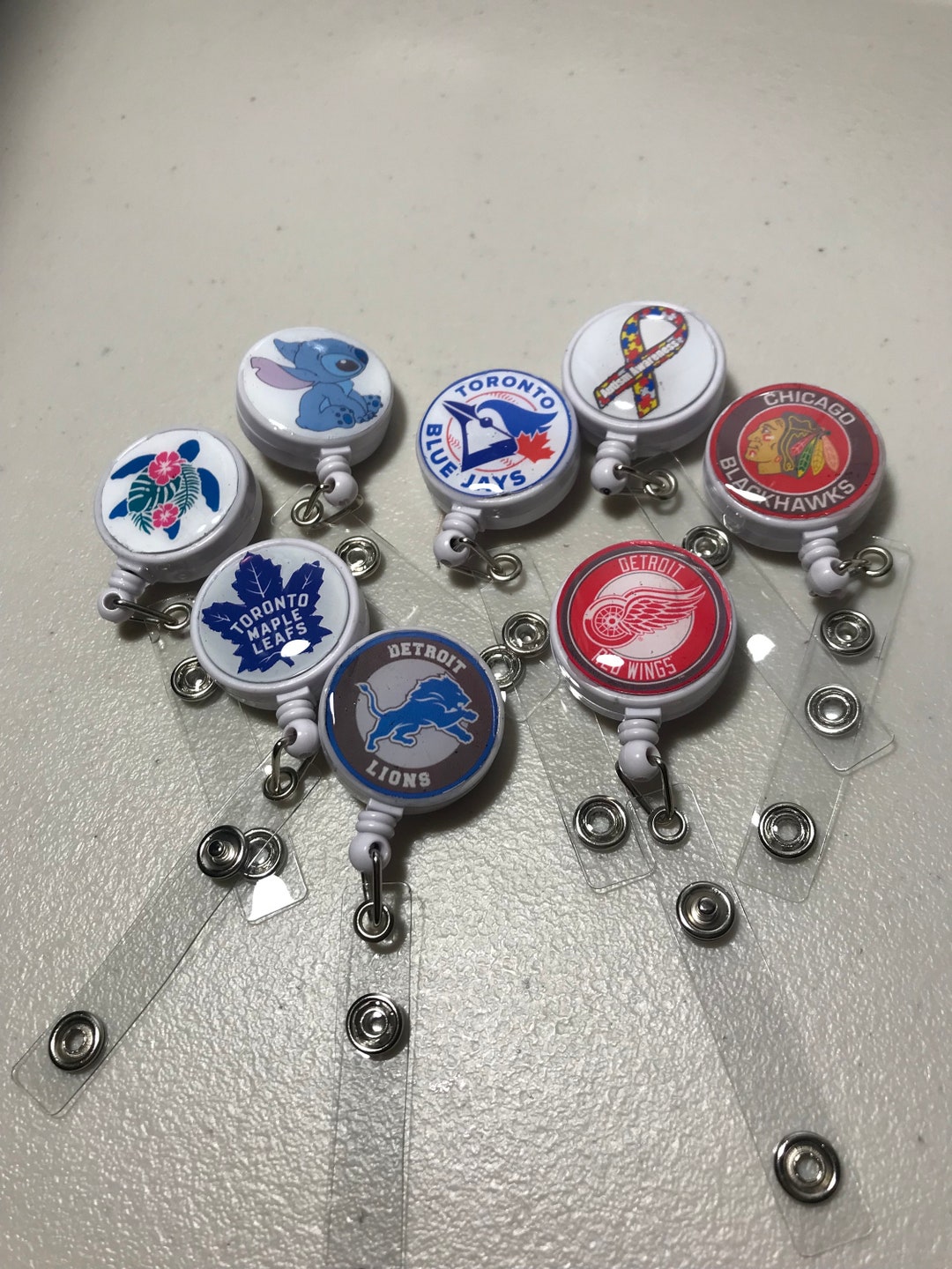 Customizeable Retractable Badge Reels, Badge Reels With Clip, Badge ...