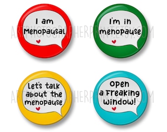 I'm Menopausal Menopause Pin Badge Button - Etsy