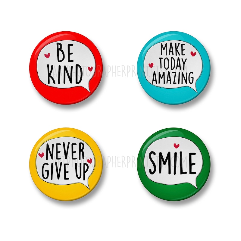 Inspirational Badges - Etsy UK