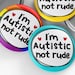 Type 1, Type 2 Diabetes Pin Button Badge, Medical Alert, 32mm or 44mm ...