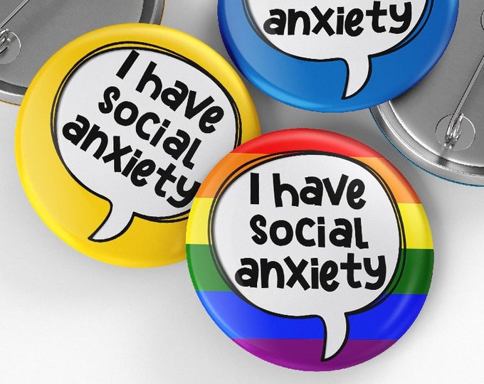 I Don't Feel Like Talking Pin Badge Button Mental Health Introvert ...